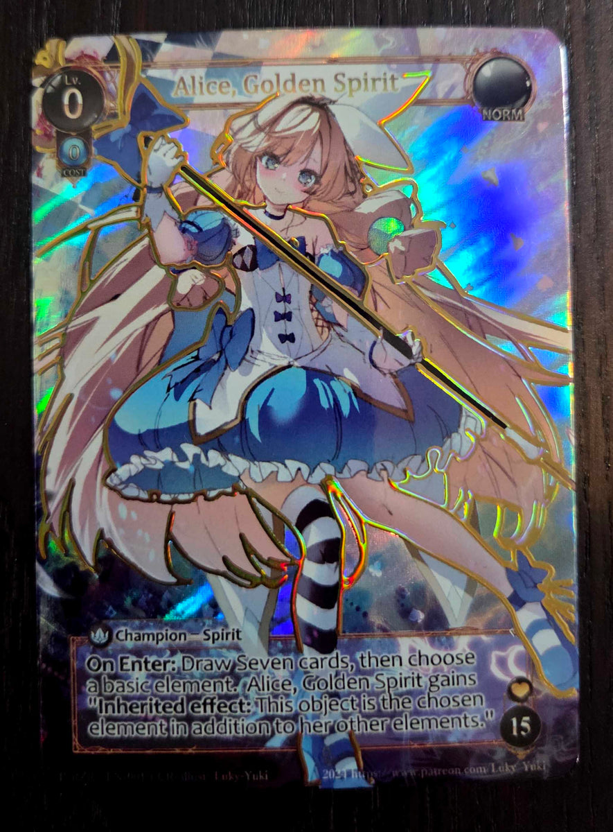 Alice, Golden Spirit RZR Token – redzonerogue