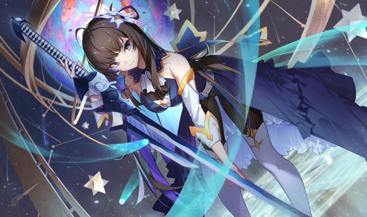 Katsumi, Astral Sword Saint - Official Red Zone Rogue Playmat ...